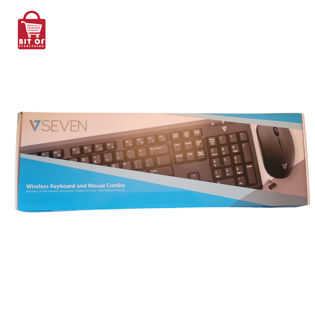 V7 Wireless Keyboard And Mouse Combo Bit Of Everything