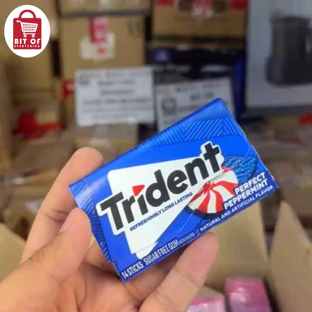 TRIDENT BUBBLE GUM 1-PCS - BIT OF EVERYTHING – BIT OF EVERYTHING