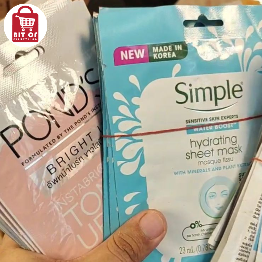 SHEET MASK 1-PCS - BIT OF EVERYTHING – BIT OF EVERYTHING