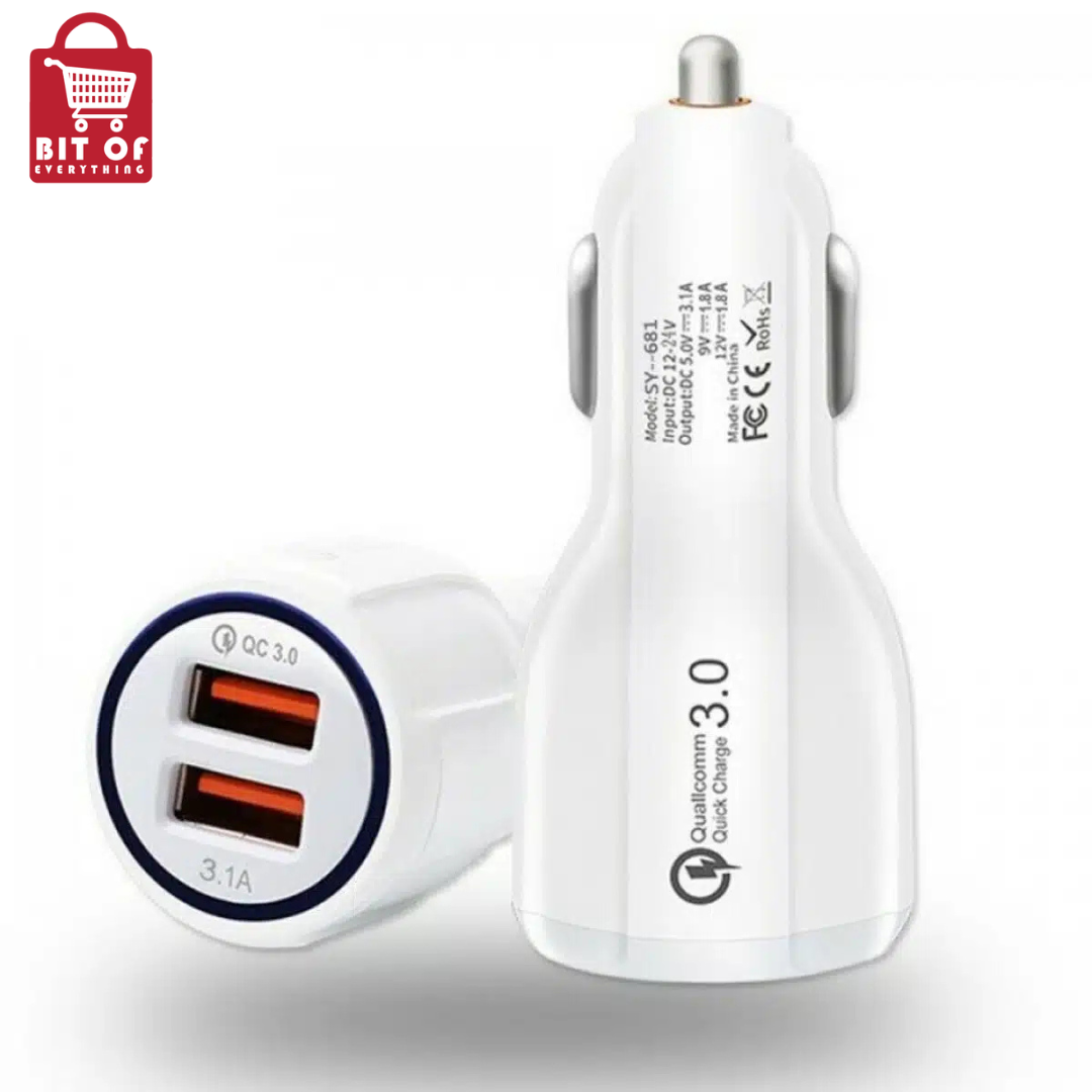 CAR CHARGER DUAL – BIT OF EVERYTHING